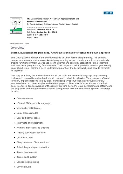 learn linux kernel programming hands on a uniquely effective top down approach docslib