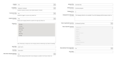 Github Magenizrmagenizrcustomshipping This Magento 2 Module Allows