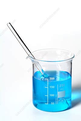 Copper Sulphate Solution Stock Image A Science Photo Library