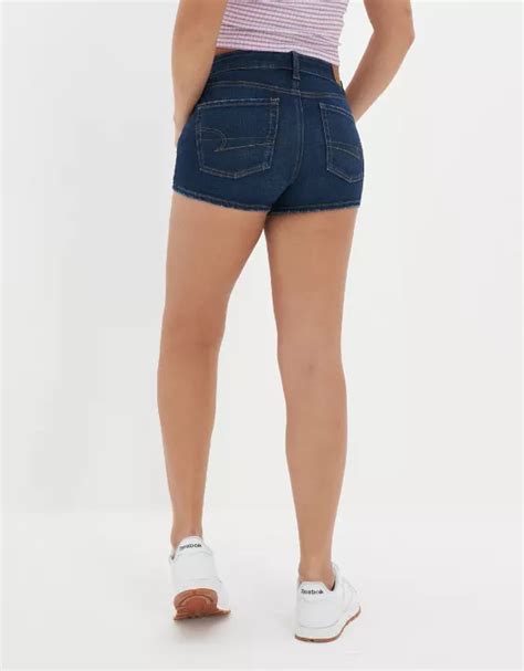 Ae Stretch High Waisted Denim Short Short