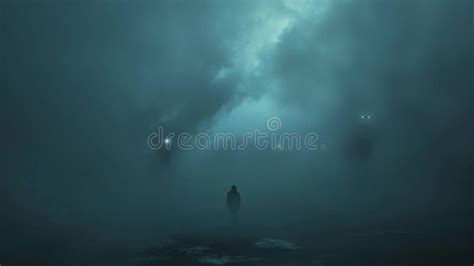 In A Thick Fog The Outlines Of Ghostly Faces Materialized In The Shape Of Clouds Their Eyes