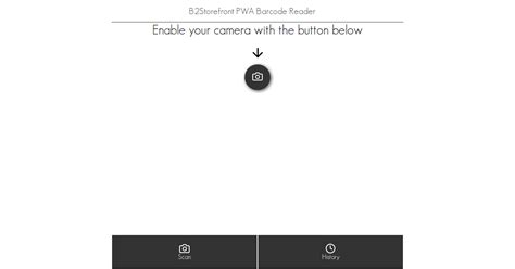 Pwa Barcode Scanner Codesandbox