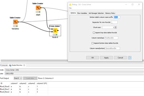 Adding Values From Variable To Table Knime Analytics Platform Knime
