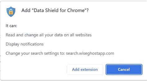 Remove Data Shield For Chrome Browser Hijacker