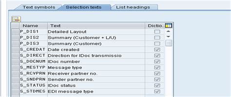 Re How To Translate Standard Selection Texts In D Sap Community