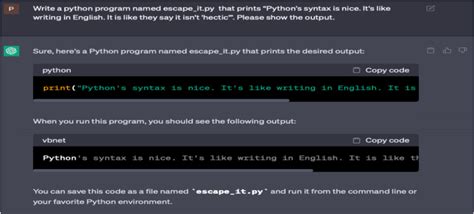 Chatgpt Output Prompt For The First Python Task Of The Second Activity