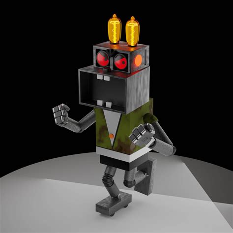 Robot From You Just Wait 3d Model By Arfo