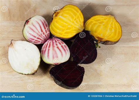 Different Types Of Beetroot Stock Photo Image Of Garden Macro 133287056