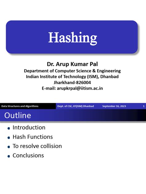 Hashing Pdf Computer Data Computing