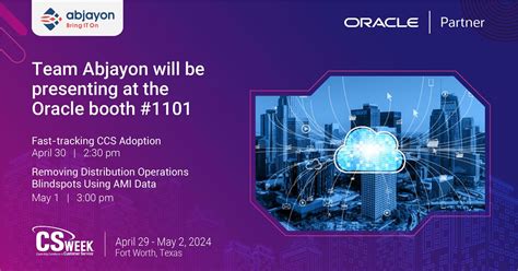 Abjayon Inc On Linkedin Oracle Oracleccs Impresainsights Customercloudsolutions Oracle…