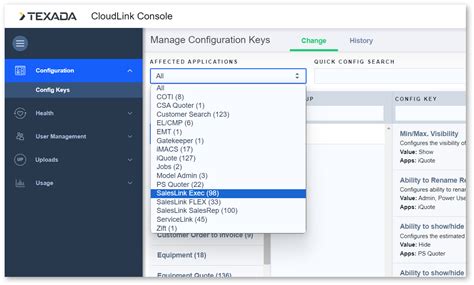Manage Configuration Keys
