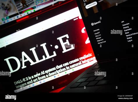 OpenAI Web Site Opened On Computer OpenAI Is The Company Behind The