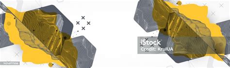 현대 과학 기술은 육각형 모양을 사용하여 배경을 추상화합니다 와이어프레임 스폿 서피스 그림입니다 벡터 0명에 대한 스톡 벡터