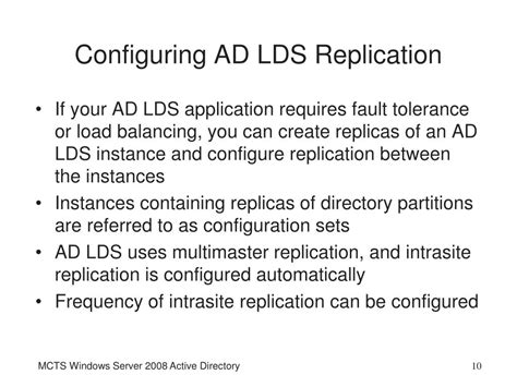 ppt mcts guide to configuring microsoft windows server 2008 active