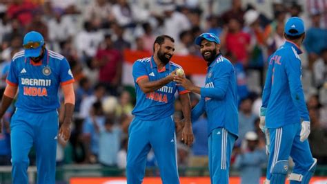 Ind Vs Aus 1st Odi Mohammed Shami Claims A Fifer As India Bundle Out