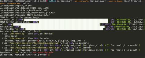 Preprocess Resize 或 Full 报错 · Issue 155 · Opentalkersadtalker · Github