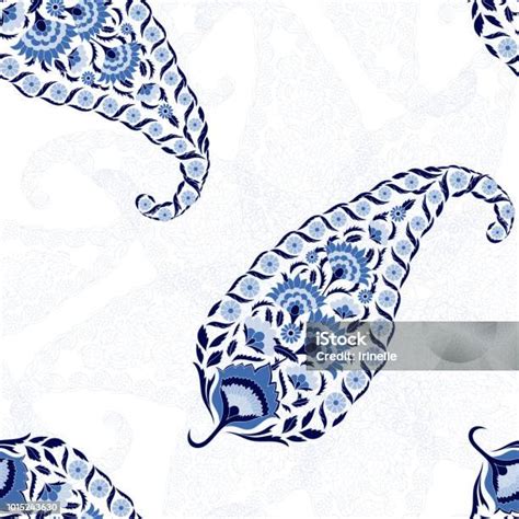 원활한 꽃 인도 페이 즐 리 패턴 벡터입니다 빈티지 꽃 실크 스카프 두건 인쇄에 대 한 민족 장식 동양의 민속 Boho 침실 섬유 요가 벽지 디자인 터키 럭셔리 결혼식 고풍