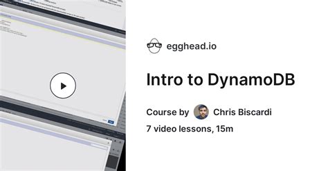 Online Course Intro To Dynamodb From Class Central