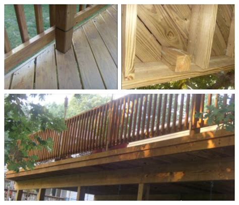 Deck Railing Posts Inside Vs Outside Of The Rim Joist