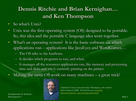 Ppt Dennis Ritchie And Brian Kernighan Powerpoint Presentation Free