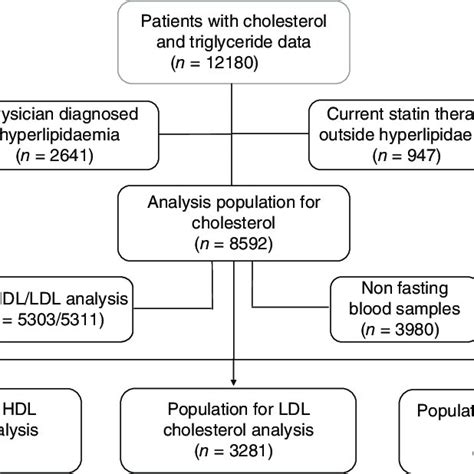 Study Flow Diagram HDL High Density Lipoprotein LDL Low Density Download Scientific Diagram