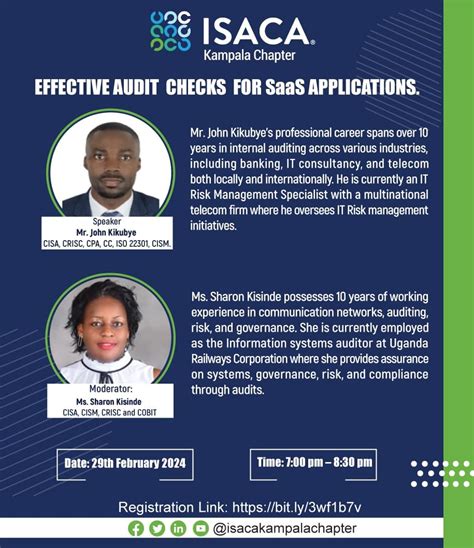 Isaca Kampala Chapter On Linkedin Saas Audit Efficiency