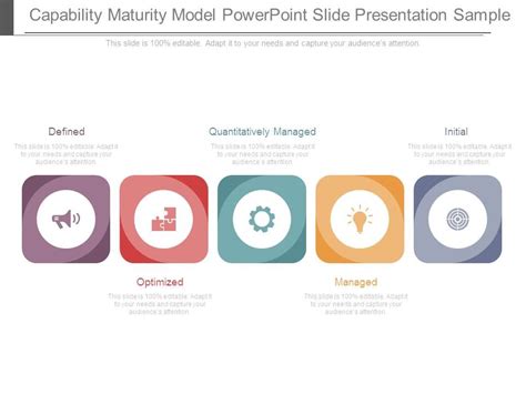Capability Maturity Model Powerpoint Slide Presentation Sample