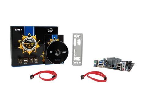 Msi J I Intel Celeron J Ghz Mini Itx Motherboard Cpu Vga Combo Newegg Com
