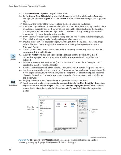 Video Game Design And Programming Concepts 1st Edition Page 44