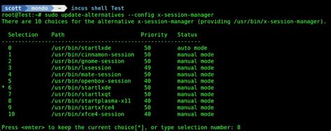 Linux Desktop Environments In An Incus Container ScottiByte S Discussion Forum
