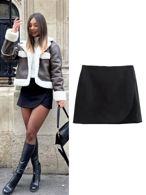 Traf Black Pink Sex Mini Skirt Shorts Woman High Waist Shorts Women S