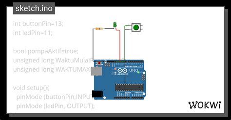 Galon Otomatis Wokwi ESP32 STM32 Arduino Simulator