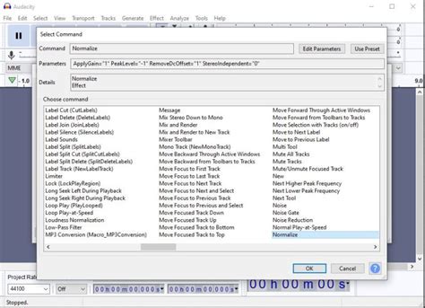 Batch Processing Files With Audacity Garrys Blog