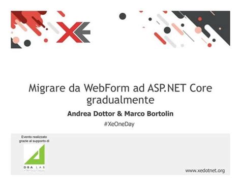 Net Core Aspnet Core E Linux Per Il Mobile Ppt