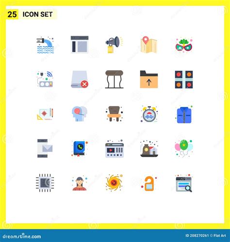 25 Universal Flat Colors Set For Web And Mobile Applications Hotel Map User Location Fan