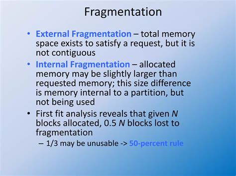 operating system 34 contiguous allocation pptx operating systems
