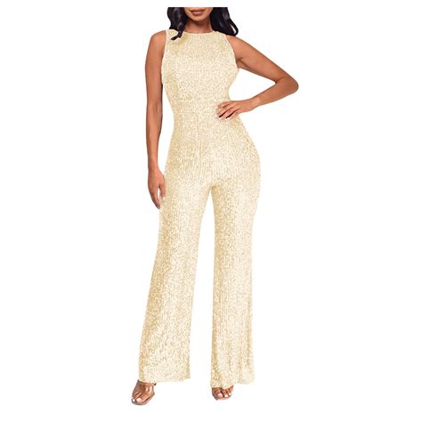 Dxhmoneyhx Jumpers For Women Cocktail Party Romper Fashion Sequin