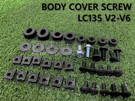 Yamaha Lc V6 Cover Set Lc135 V1 Cover Set Yamaha Lc Lgm6 Green Black Dh Motor Parts
