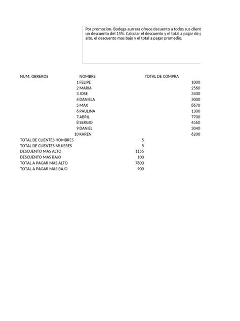 Ejercicio 1 Programacion Pdf