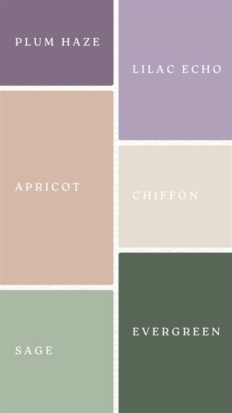 Green Purple Color Palette Kit Canva Template Digital Download