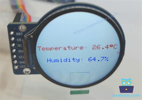 아두이노 나노 128인치 원형 Tft Lcd 디스플레이 모듈