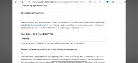 Discord Support Ticket Form Not Showing Most Of The Boxes To Tick Discord