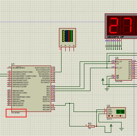 Pic16f887 单片机 Dht11 温湿度 数码管 Pic16f887 单片机 Dht11 温湿度 数码管