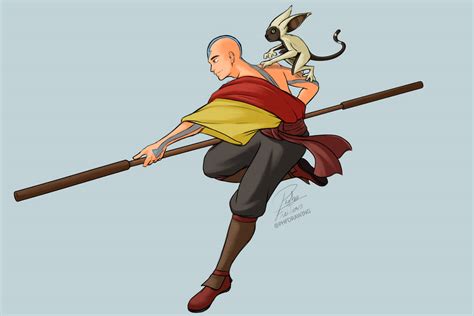 Aang Fanart By Phfdrawing On Deviantart