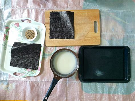 바삭한 김부각 만들기 건조기없이 전자레인지로 김부각 만드는 법