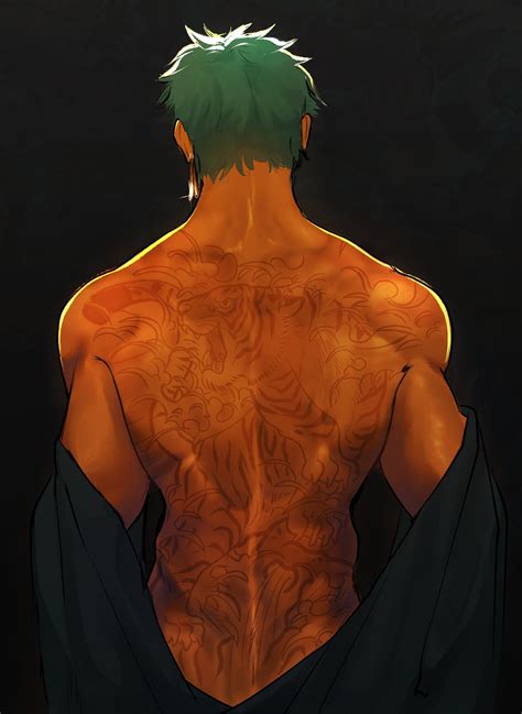 Roronoa Zoro One Piece Drawn By Enchannw Danbooru