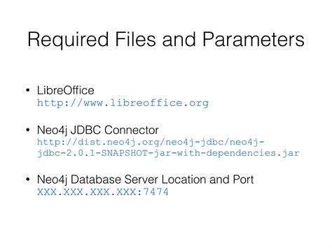 Neo J JDBC Connection Case Using LibreOffice PDF