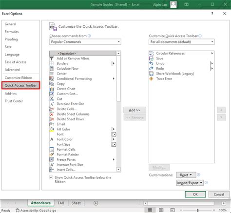 How To Remove Shared Access Permissions For Someone In An Excel File