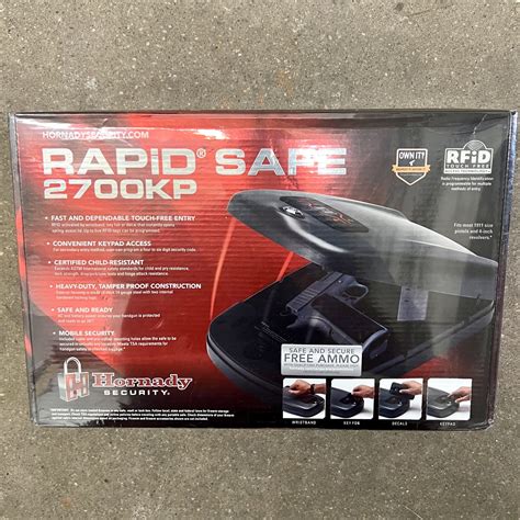 Hornady Rapid Safe 2700kp W Rfid Guntickets 10 Spot Gunbros