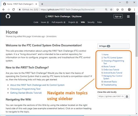 Home · First Tech Challengeftcrobotcontroller Wiki · Github